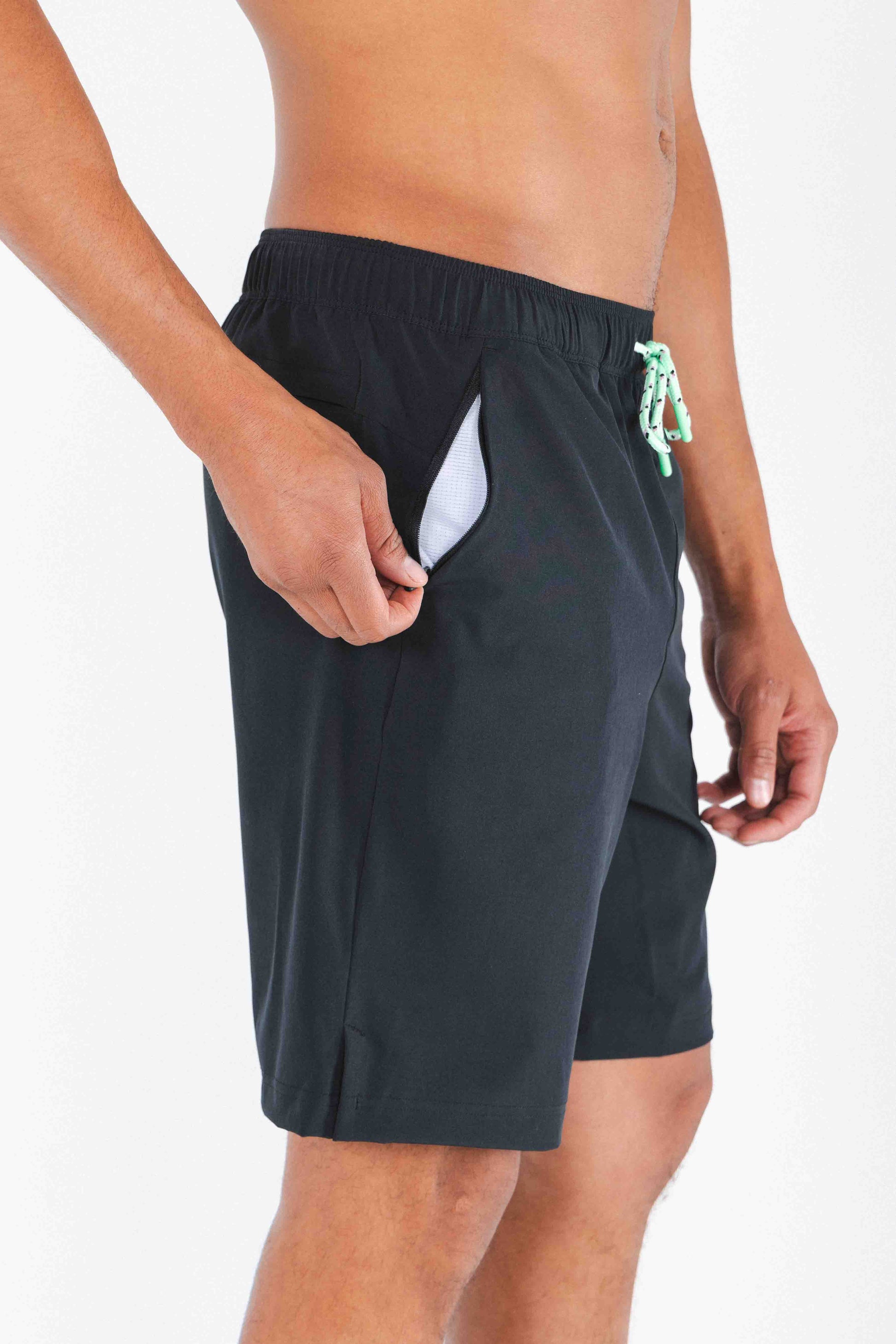 The Funky Fresh | Black and Neon Tribal Ball Hammock® Pouch 8" Swim Tr ...